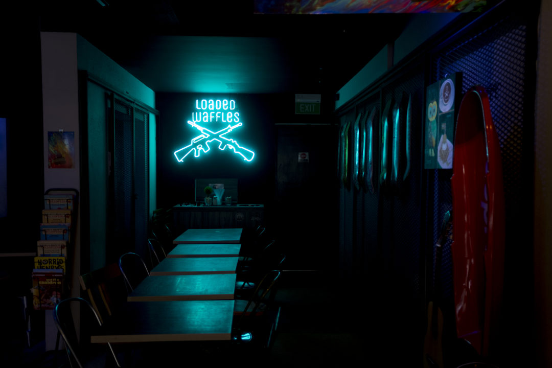Oblong in Serangoon Opens till 2am* & Serves Durian Waffles + Ice-cream