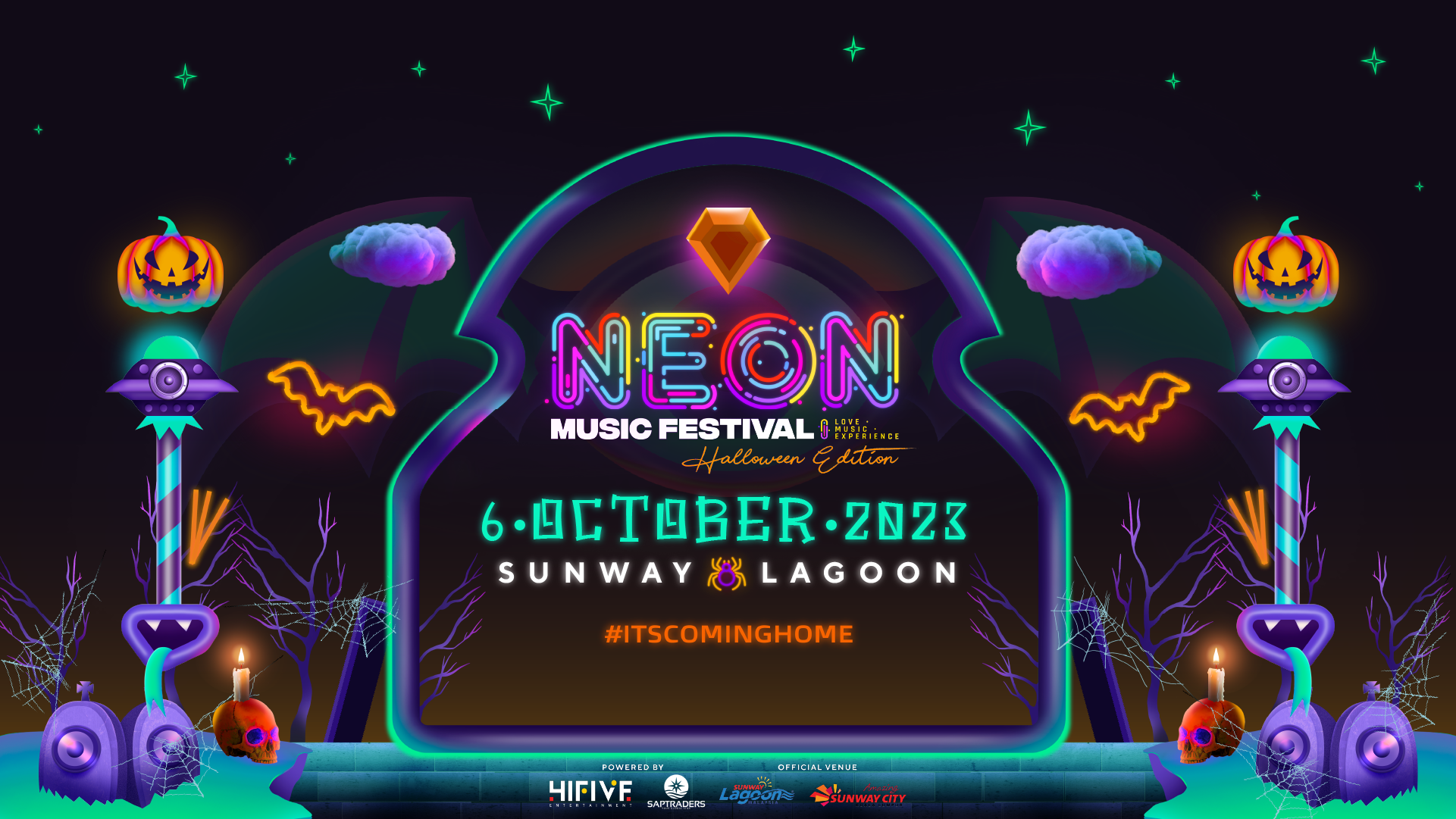 NEON Music Festival (6 Oct 2023) at Sunway Lagoon, Malaysia